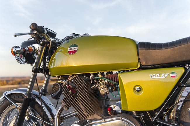 This Restored 1972 Laverda 750 SF is Sublime in Lime | TractionLife